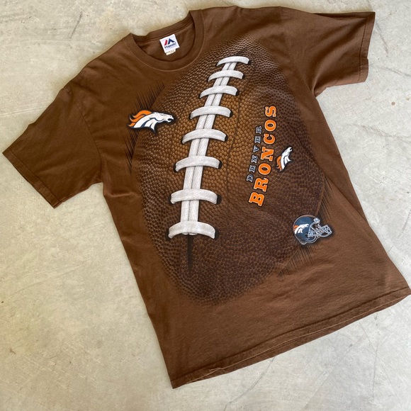 Majestic | Shirts | Vintage Majestic Denver Broncos Tshirt | Poshmark